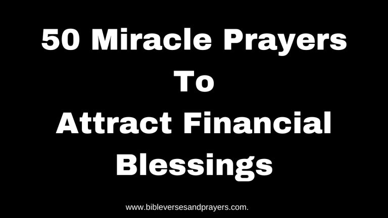 50 Miracle Prayers to Attract Financial Blessings