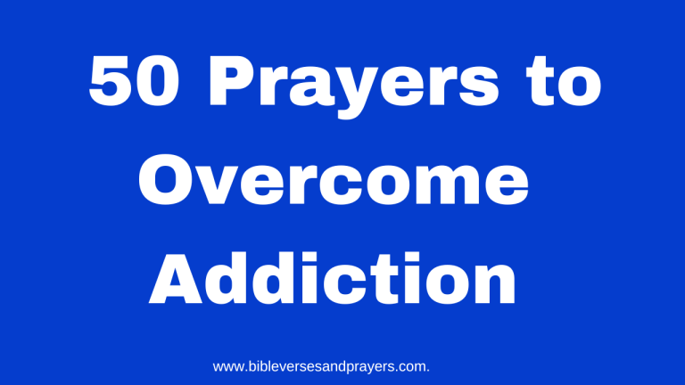 50 Prayers to Overcome Addiction