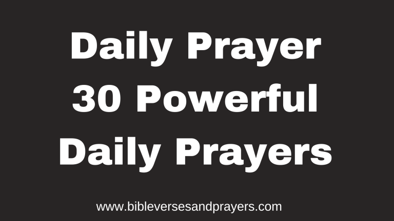 Daily Prayer: 30 Powerful Daily Prayers