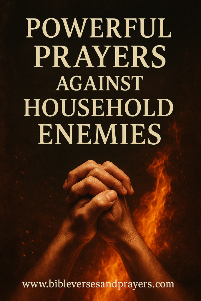 Powerful Prayers Against Household Enemies - Bible Verses & Prayers